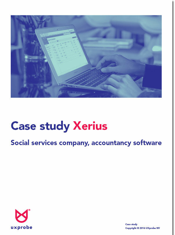 UXprobe - Download our UX case study on Xerius