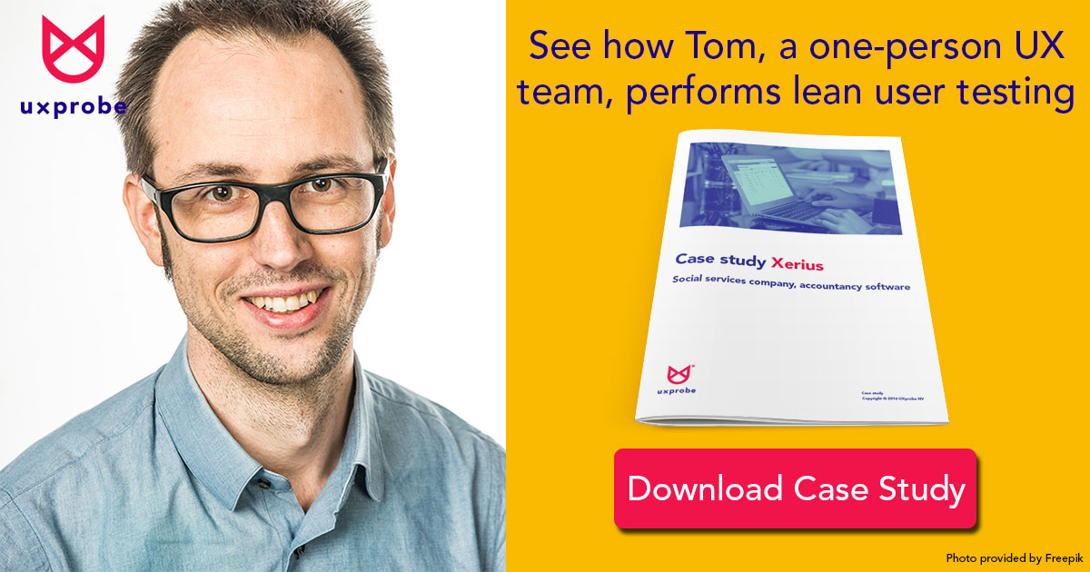 UXprobe - Download our UX case study on Xerius